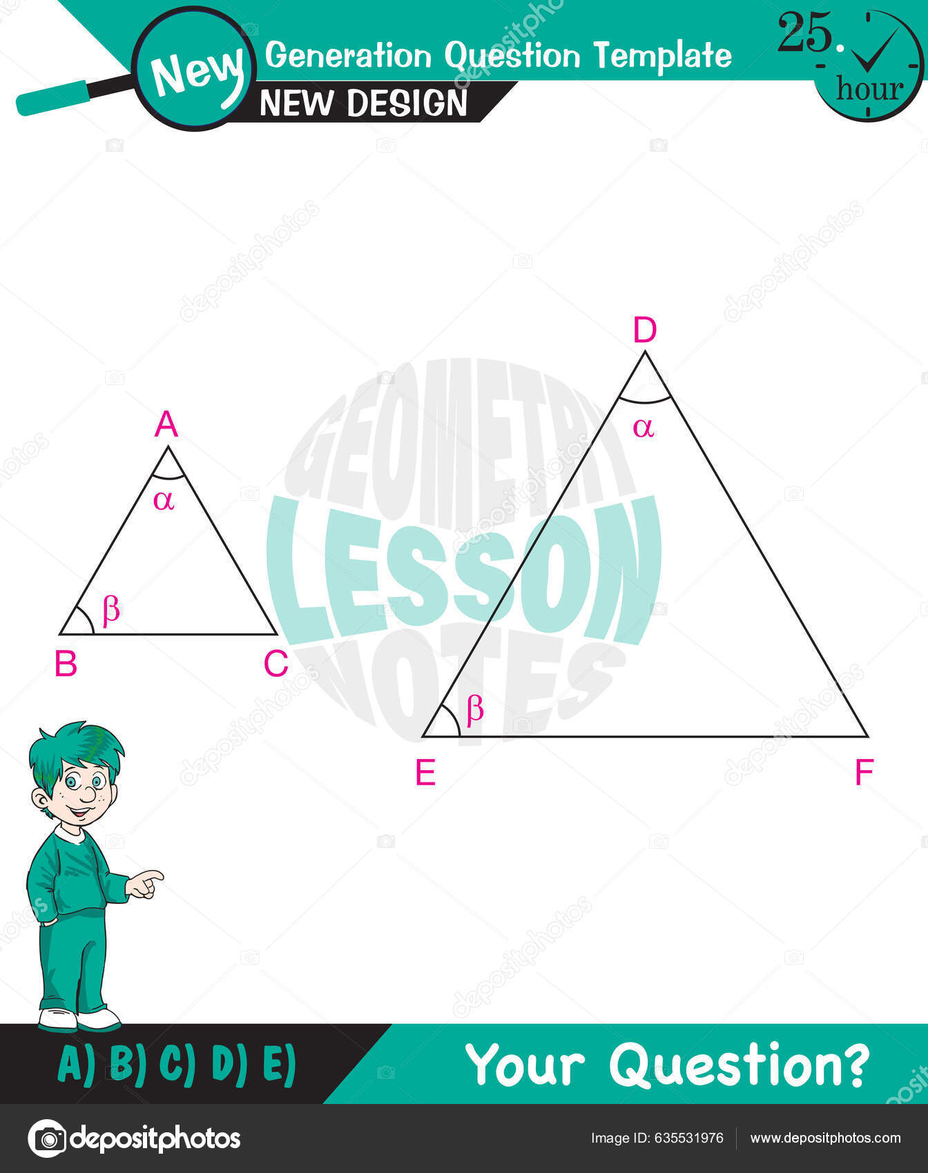 Geometry Angles Triangles Special Triangles Educational Models High ...
