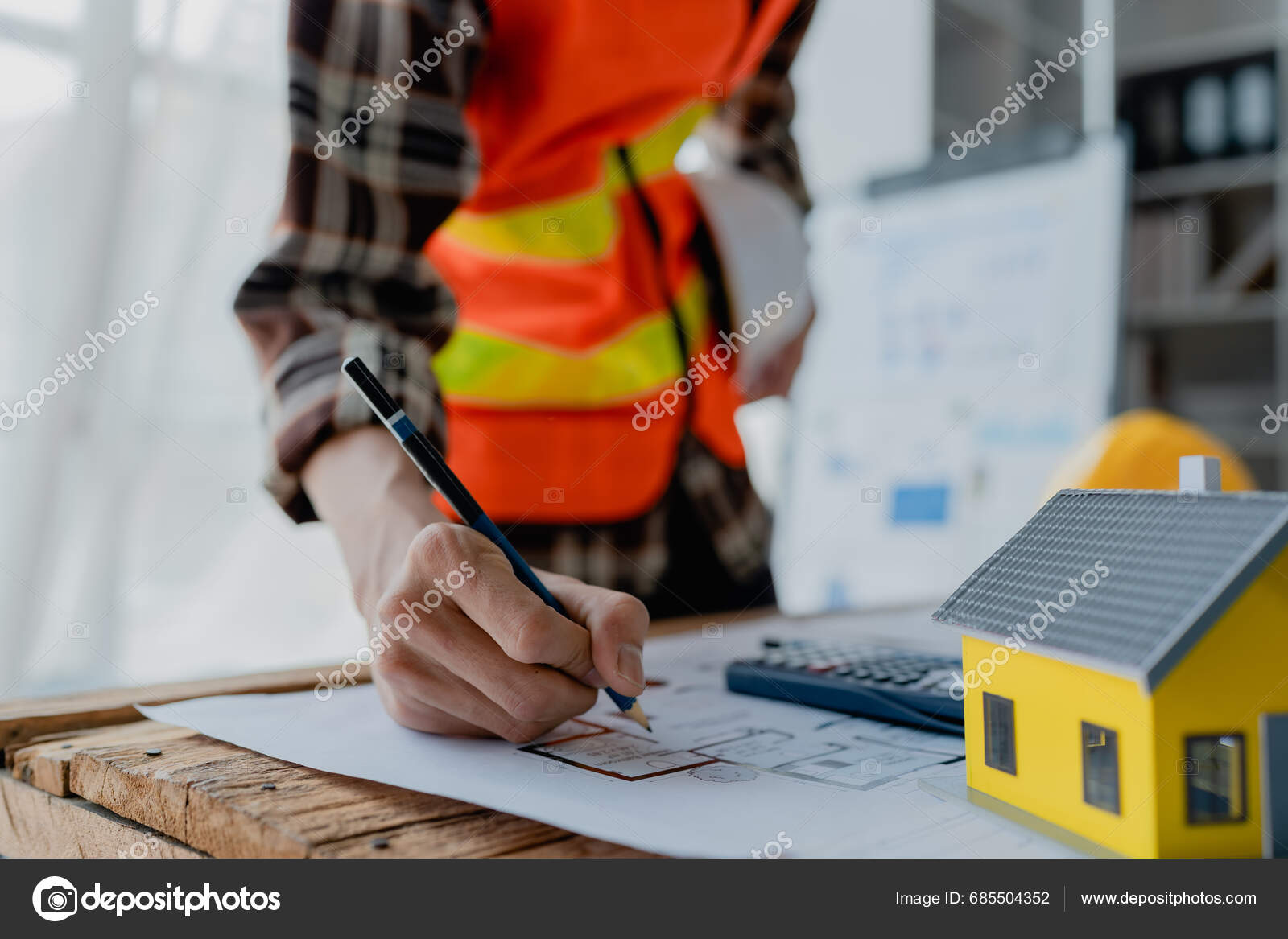 Engineer Brainstorming Measuring Cost Estimating Blueprint Floor Plan ... Engineer Brainstorming Measuring Cost Estimating Blueprint Floor Plan ...