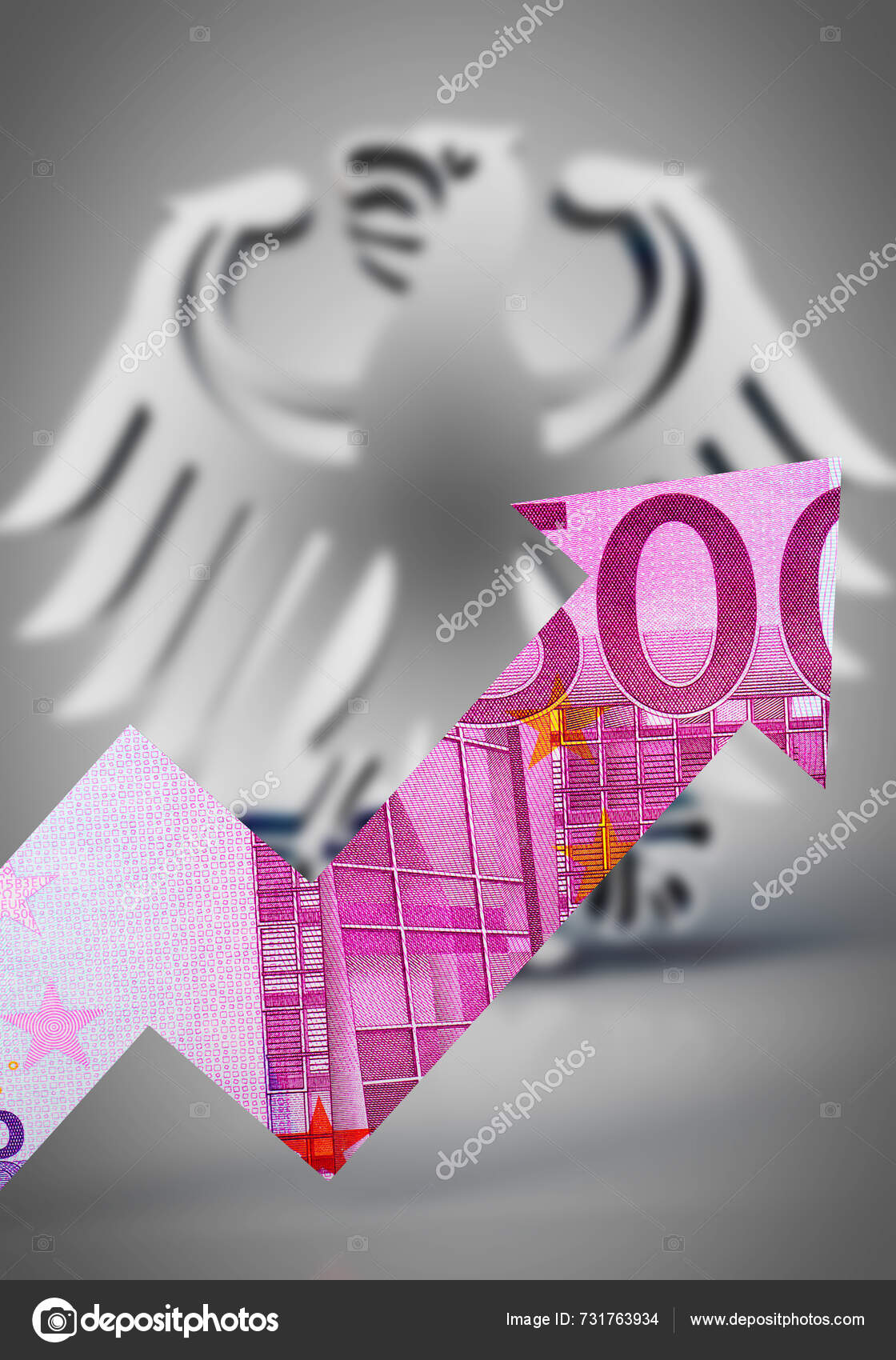 Inflation Germany Portrait Format — Stock Photo © Pictograph #731763934