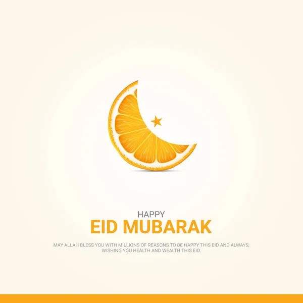 Eid Mubarak Creative Ads Design Social Media Illustration Stock Vector ...