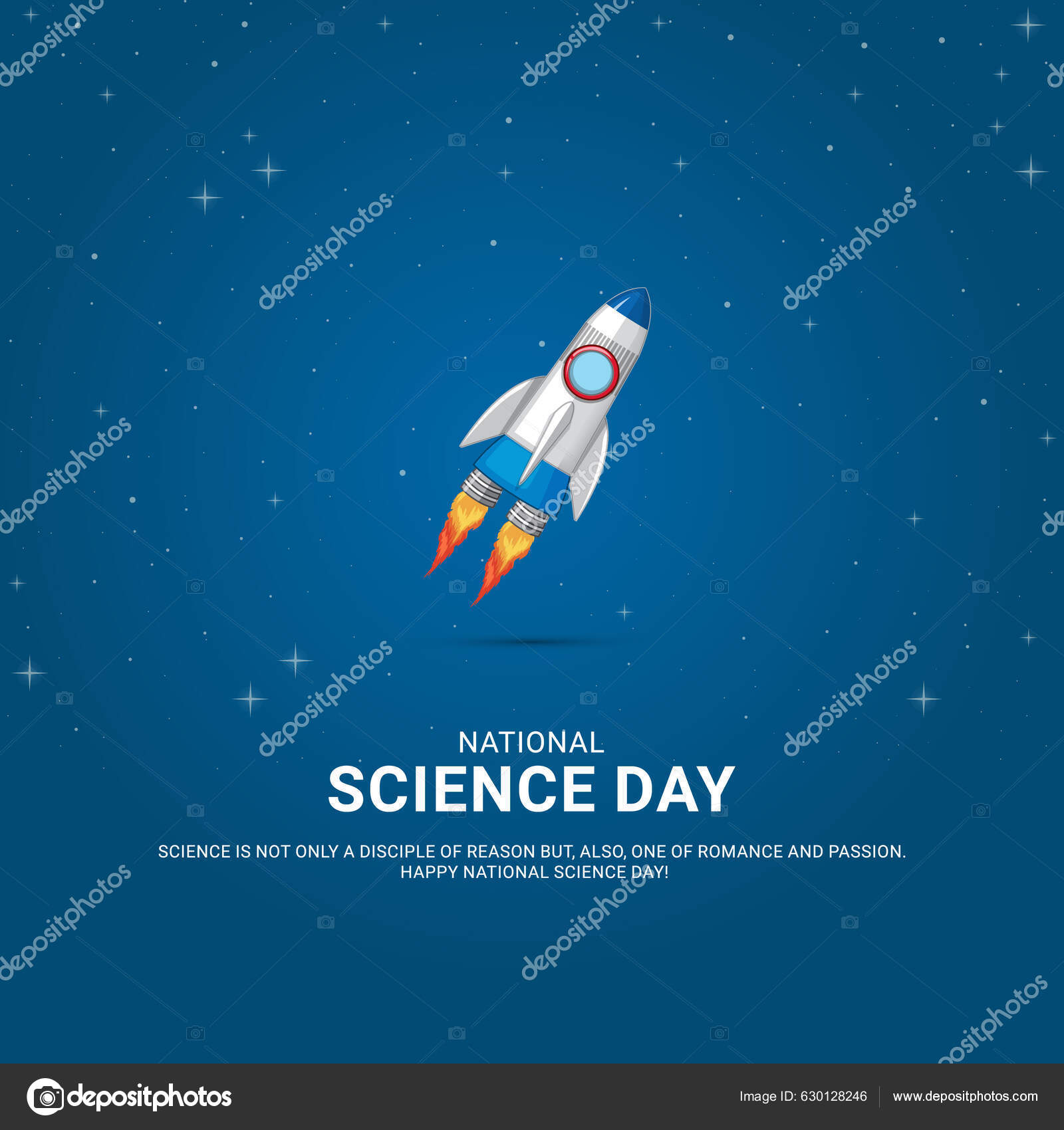 National Science Day Background Design Science Stuff Stock Vector Image ...
