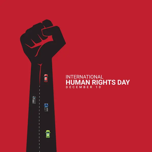 Journée internationale des droits humains images vectorielles, Journée ...
