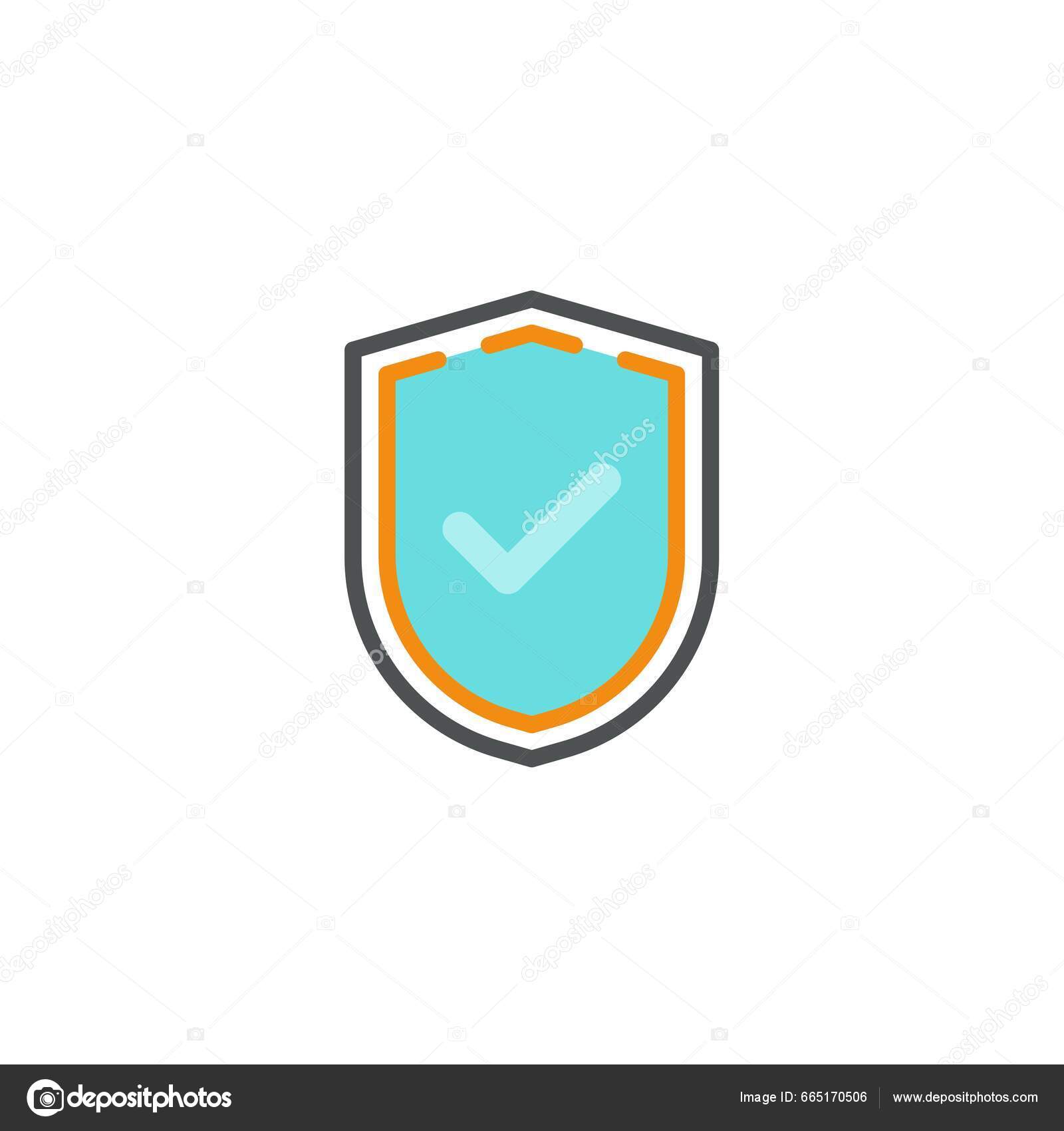 Ensure Security Integrity Your Work Checkmark Protection Shield ...