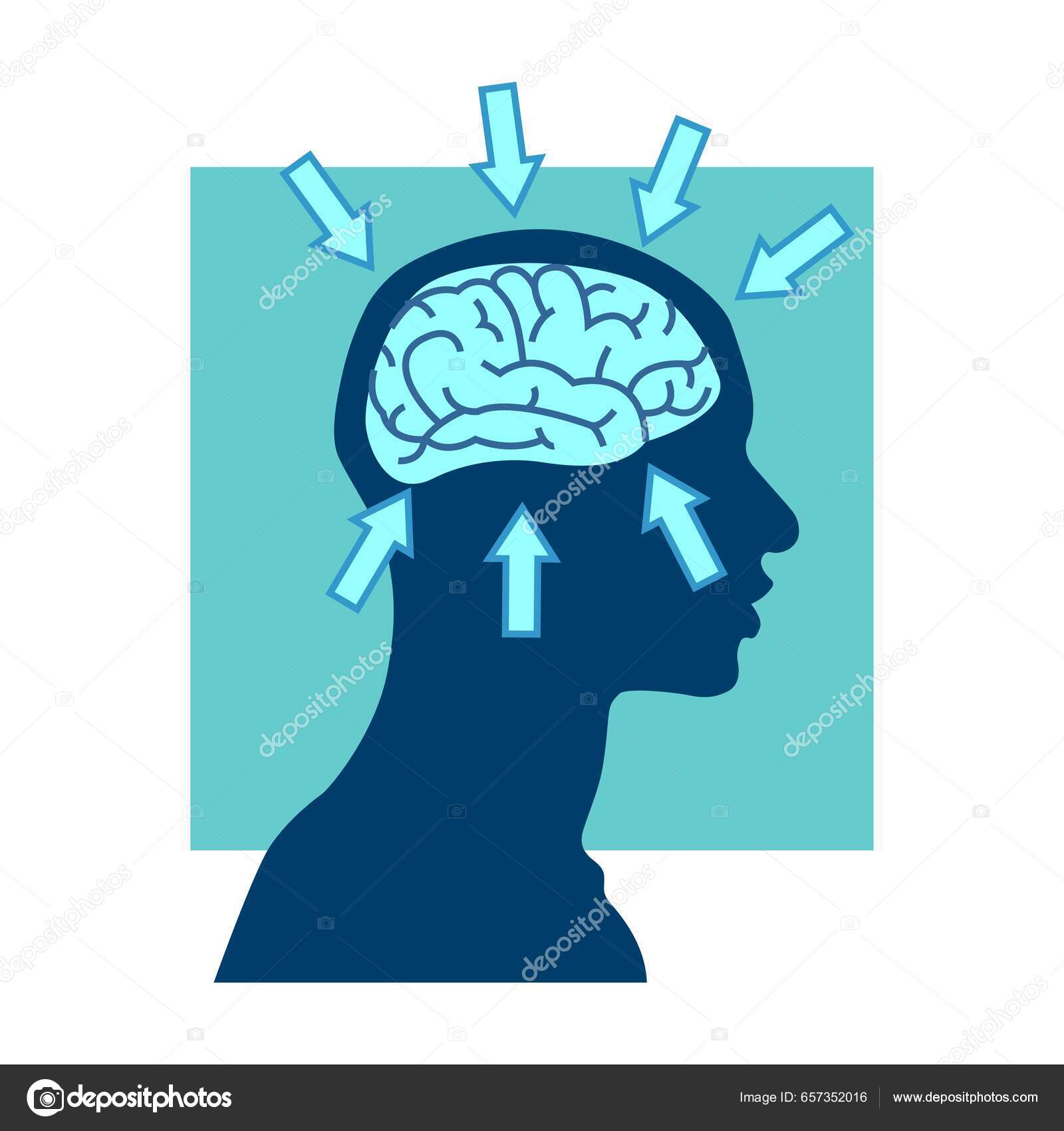 Vector Icono Introvertido Colección Mente Humana Ilustración Vector ...