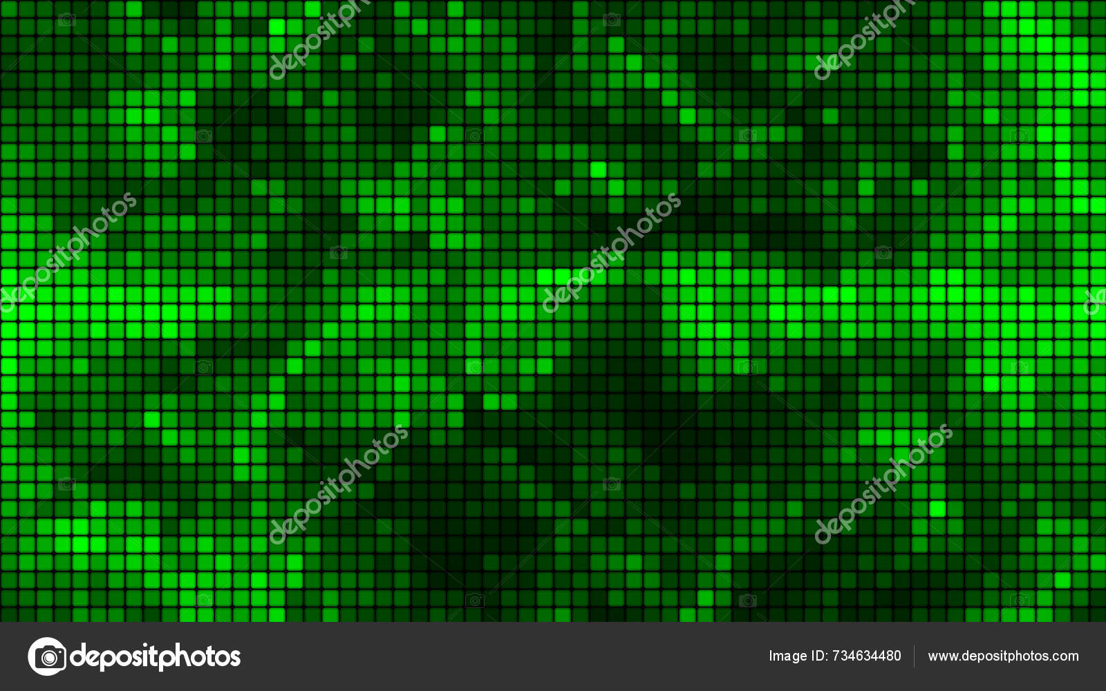 Abstract Background Multi Colored Squares Background Green Squares ...