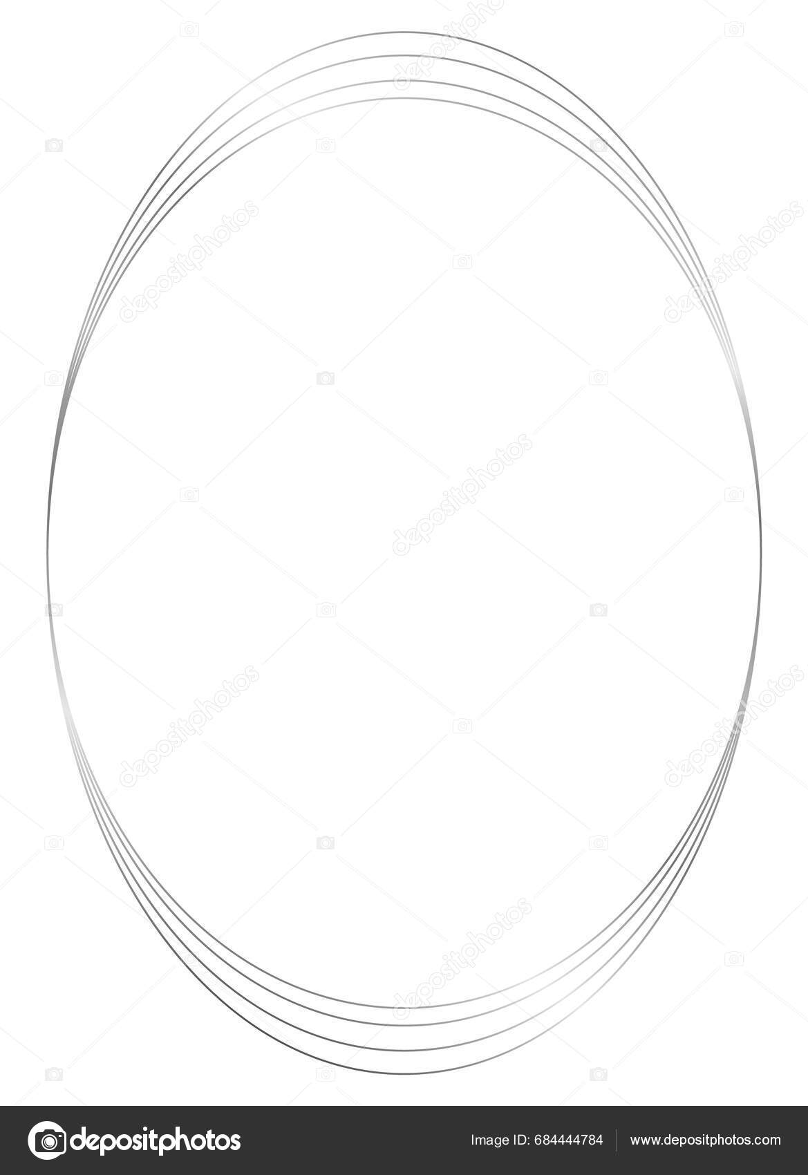 Metal Oval Frame Vector at Lauren Blackwell blog