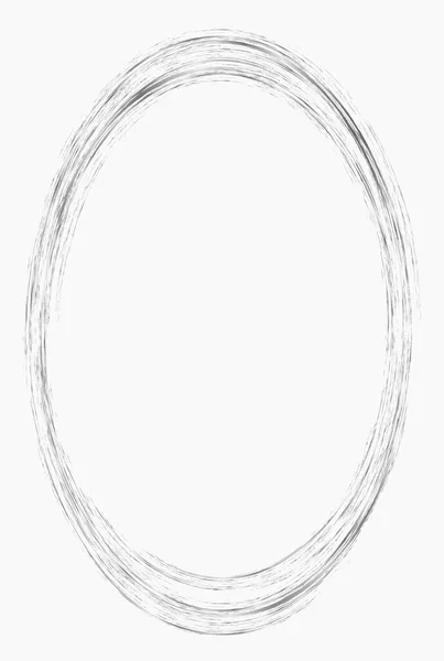 Silver Oval Metal Frame Isolated White Vector Frame Photo Frame Stock ...