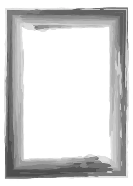 Marco Rectangular Negro Aislado Blanco Marco Vectorial Para Foto Marco ...