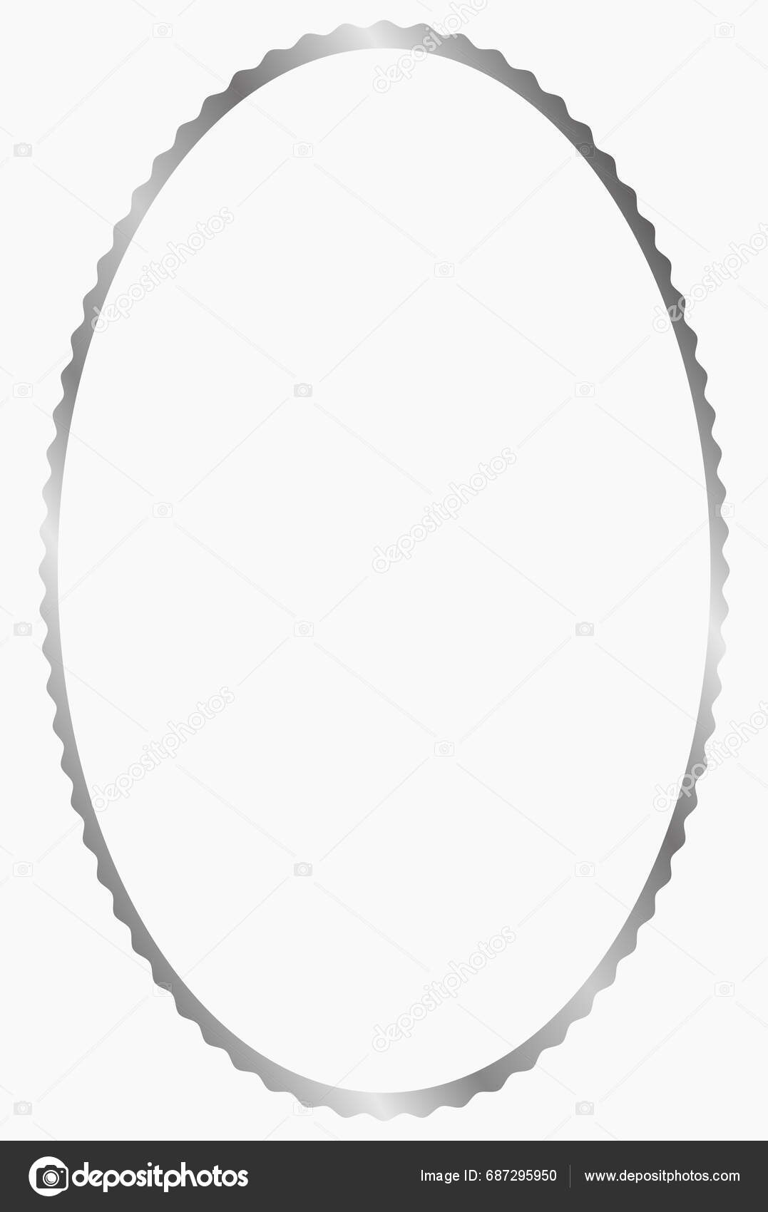 Metal Oval Frame Vector at Lauren Blackwell blog