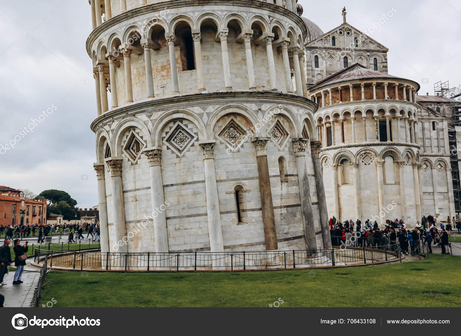 Pisa Italy December 2023 Leaning Tower Pisa Tuscany Region Central ...
