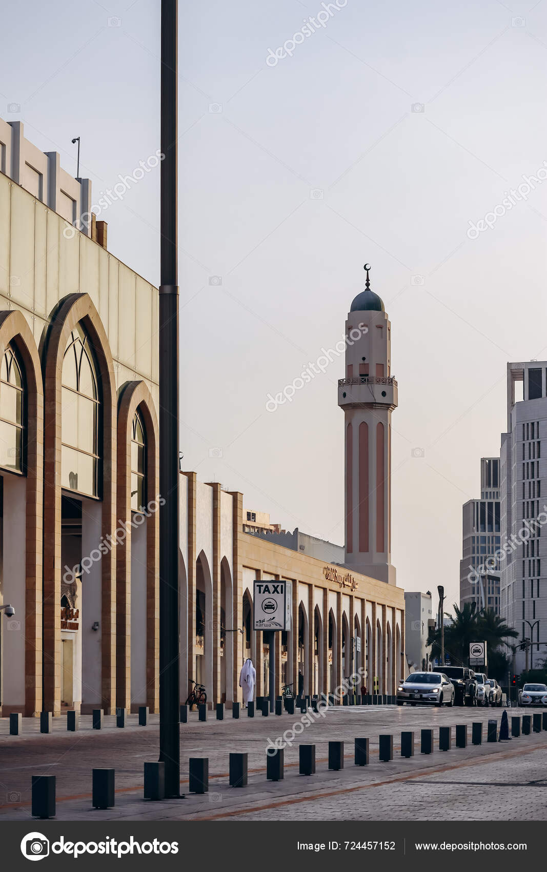 Doha Qatar May 2024 Mosque Central Doha Souq Waqif — Stock Editorial ...
