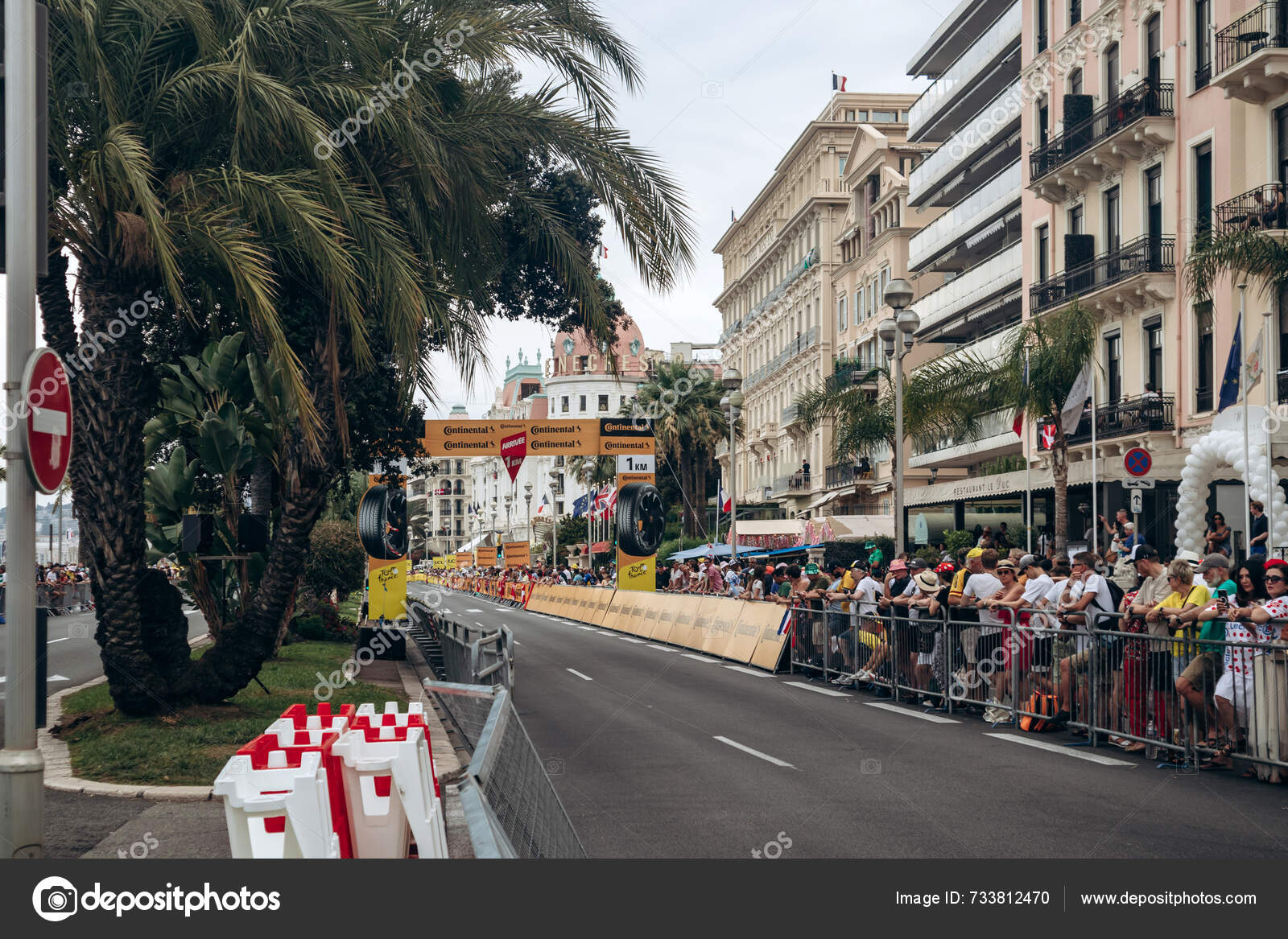 Nice France July 2024 Final 2024 Tour France Nice Southern — Stock ...