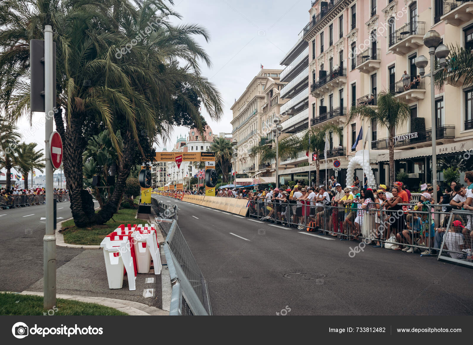 Nice France July 2024 Final 2024 Tour France Nice Southern — Stock ...