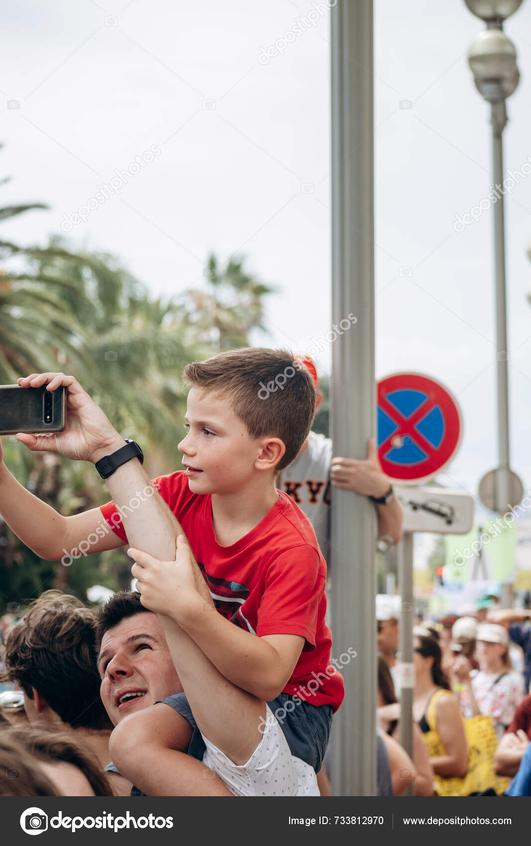 Nice France July 2024 Final 2024 Tour France Nice Southern — Stock ...