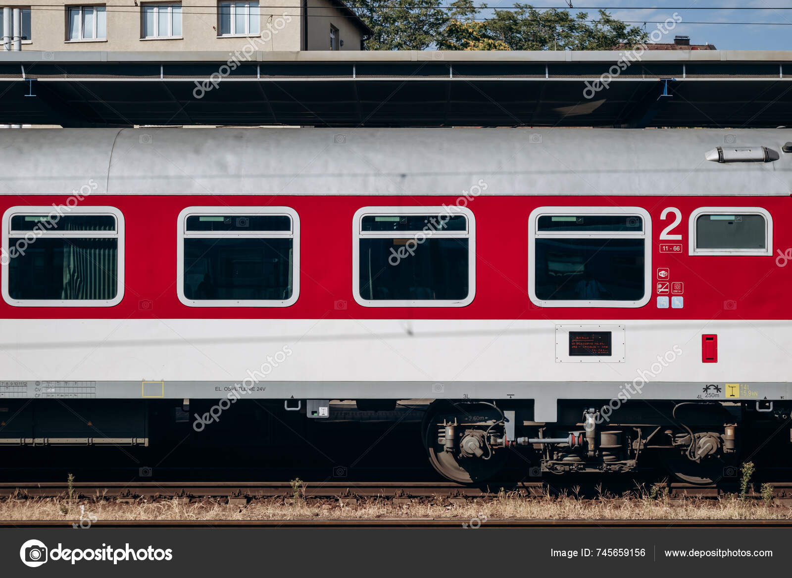 Bratislava Slovakia August 2024 Close Slovak Train Bratislava Central ...