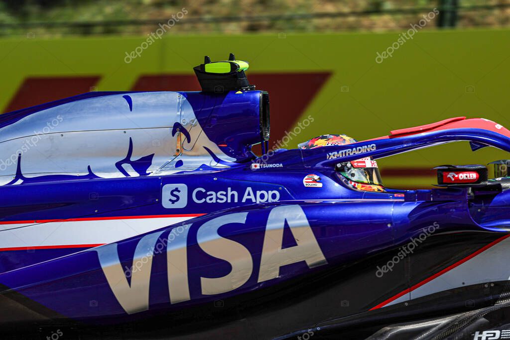 Yuki Tsunoda (JPN) - Visa Cash App RB F1 Team - RB VCARB01 - Honda RBPT ...