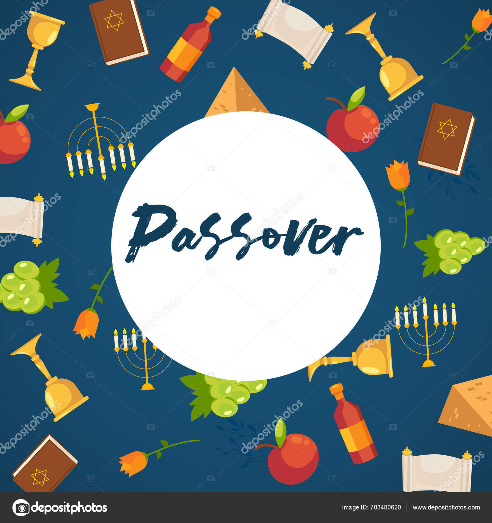 Jewish Holiday Passover Banner Design Happy Passover Vector Happy ...