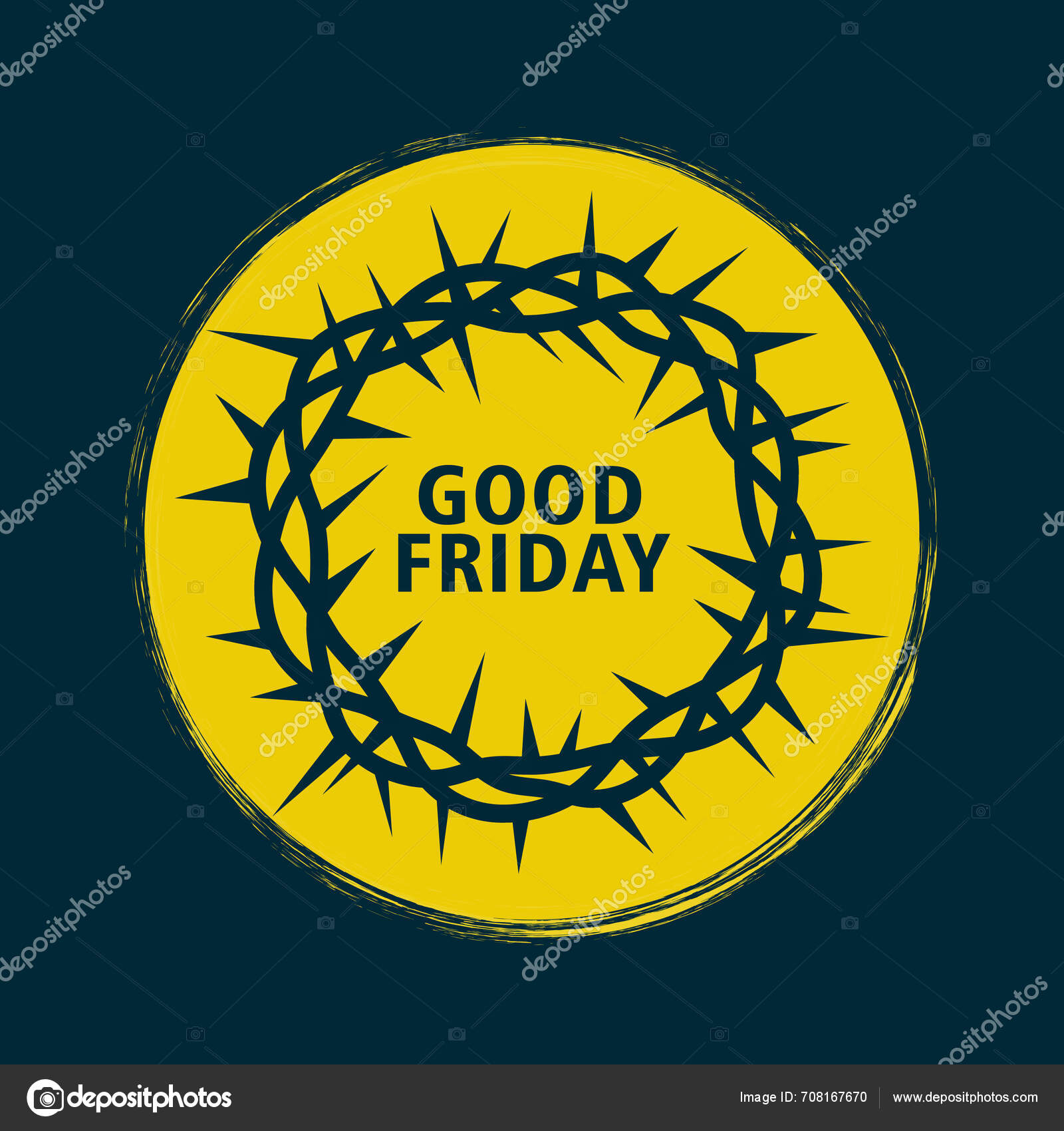 Good Friday Background Vector Happy Good Friday Good Friday Cross Stock ...