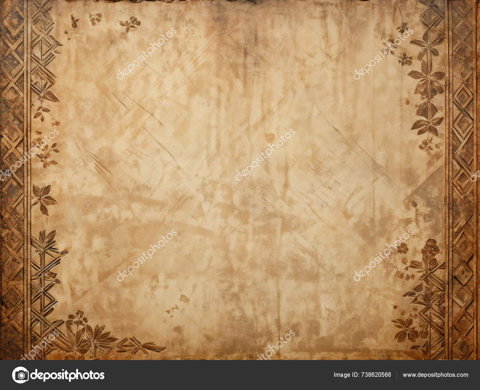 Vintage Antique Paper Rustic Pattern — Stock Photo © Pat4U #738620566