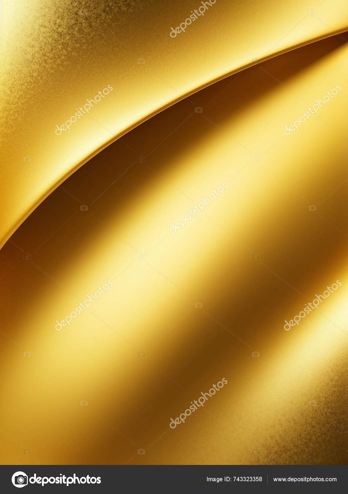Bright Gold Metallic Border Smooth Texture — Stock Photo © Pat4U #743323358