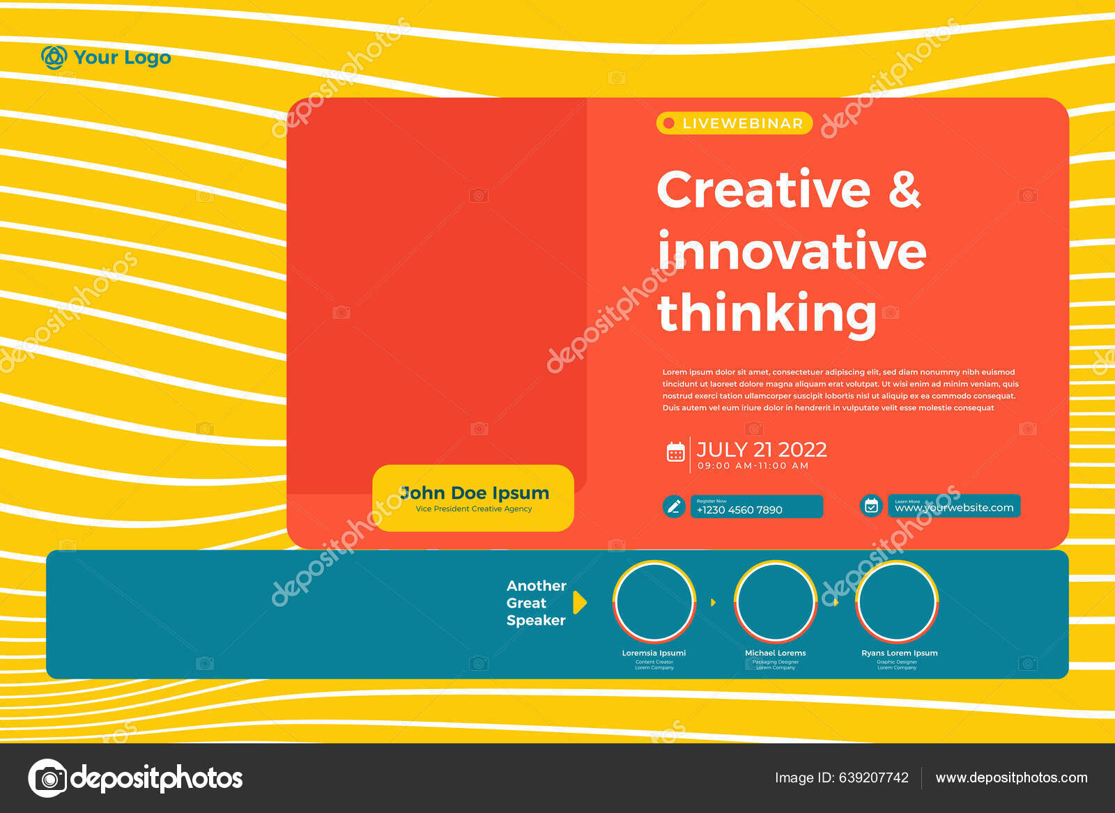 Creative Themed Editable Banner Template Stock Vector by ©amalyastock ...