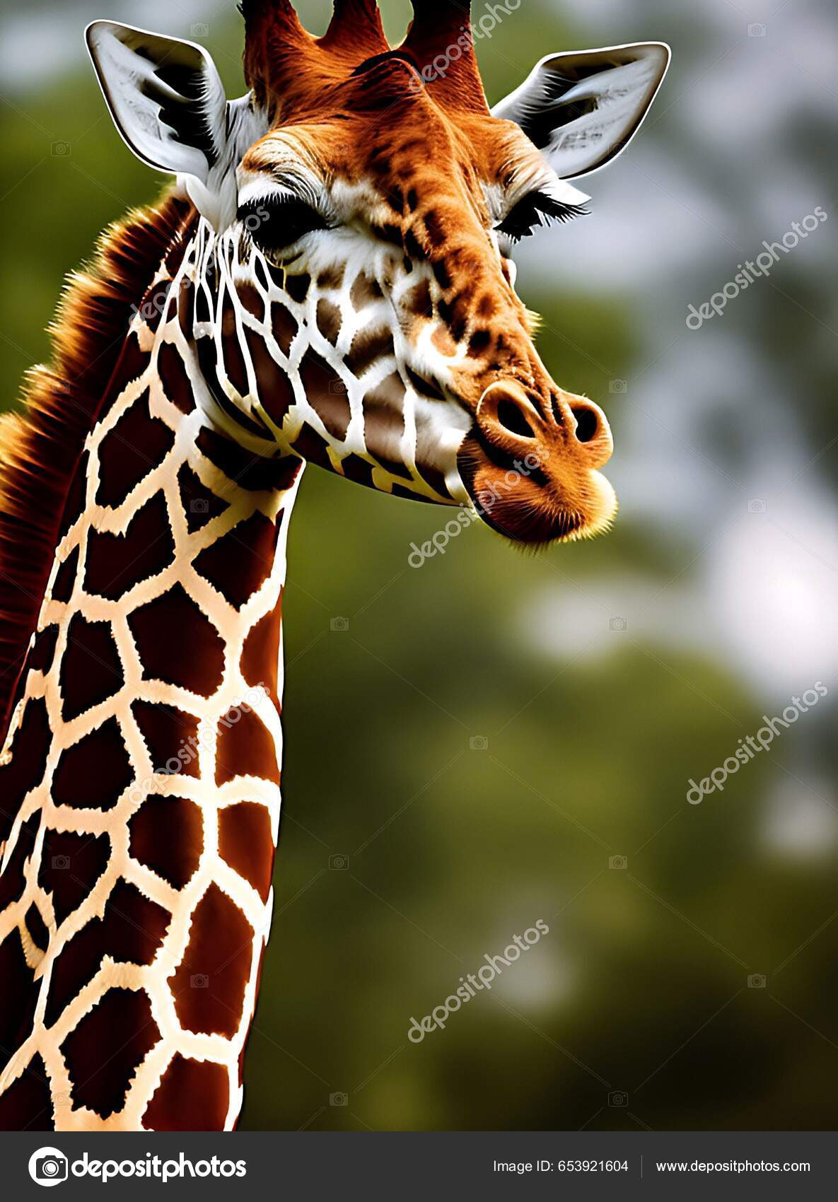 Giraffe Close Up