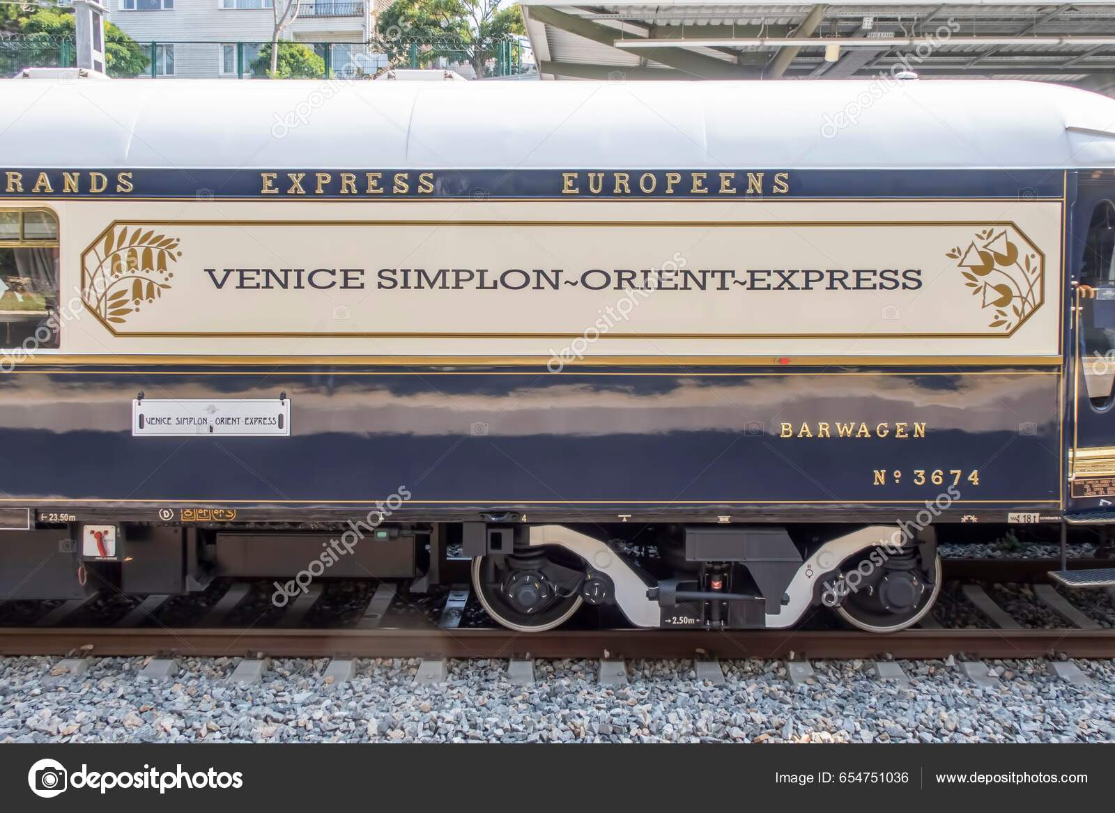 Tren Venice Simplon Orient Express Estambul Turquía — Foto editorial de ...