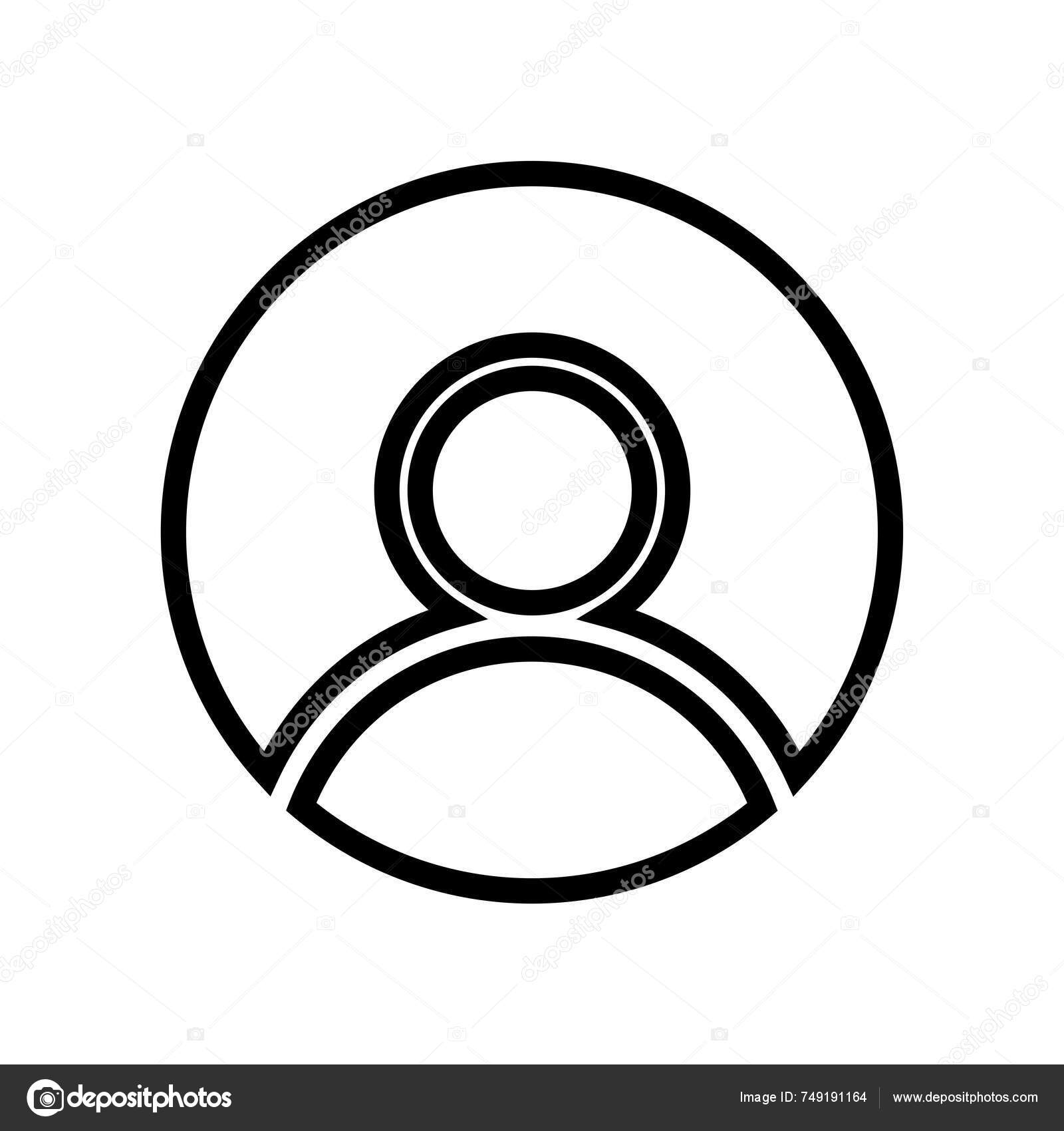 Icon Vector Profile Logo User Illustration Account Person Sign Personal ...