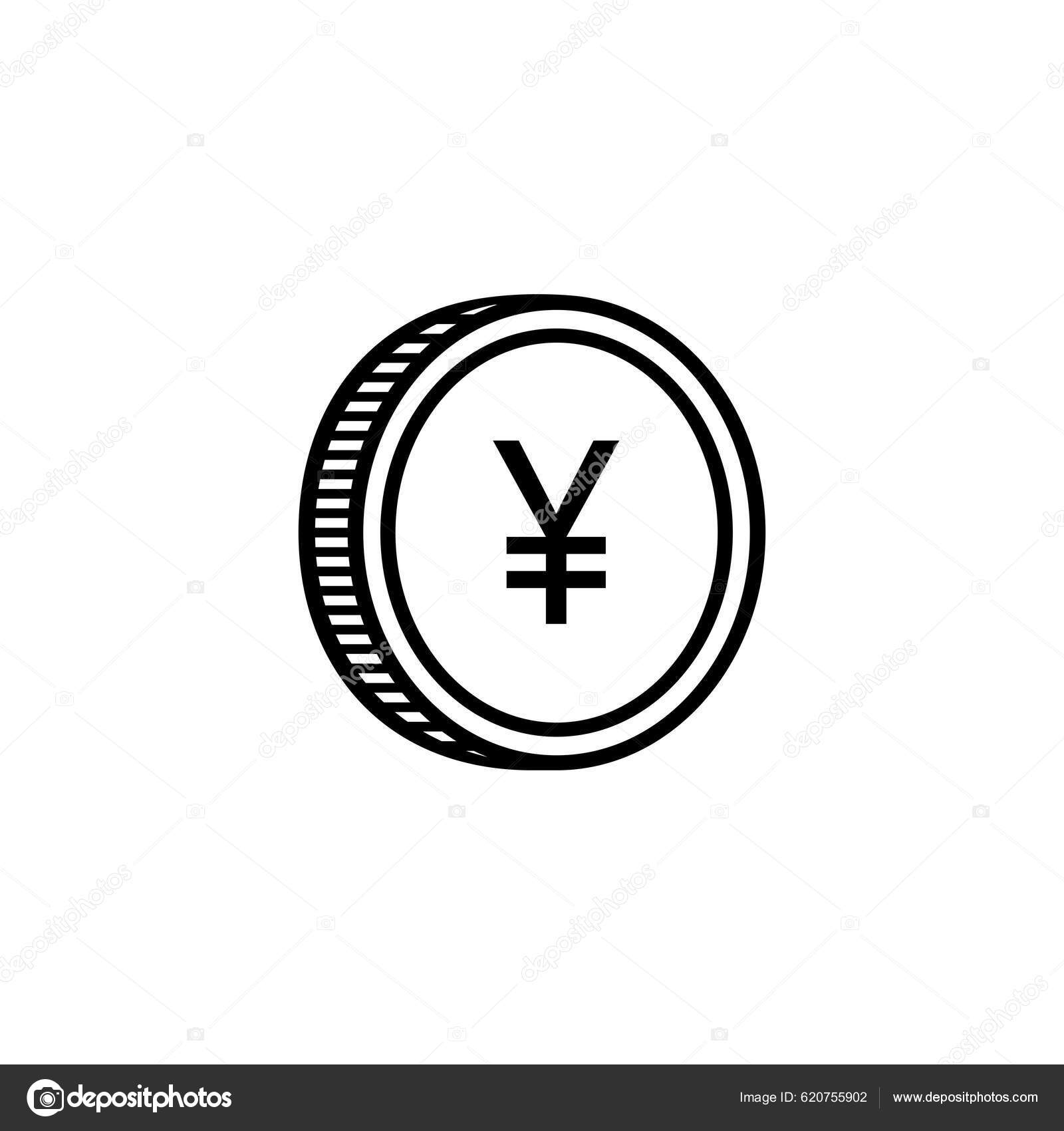 Japan Money Currency Yen Icon Symbol Jpy Sign Vector Illustration Stock ...