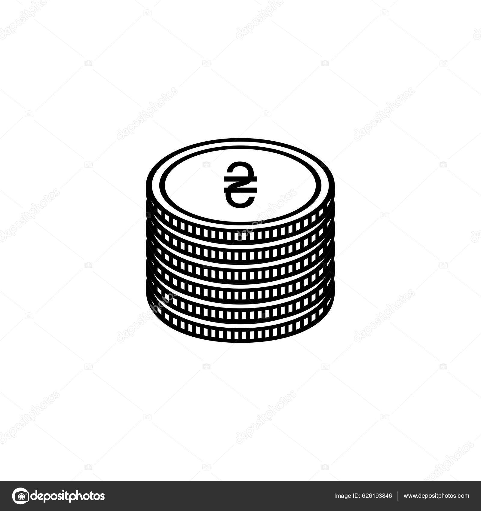 Ukraine Currency Icon Symbol Ukrainian Hryvnia Uah Sign Vector ...