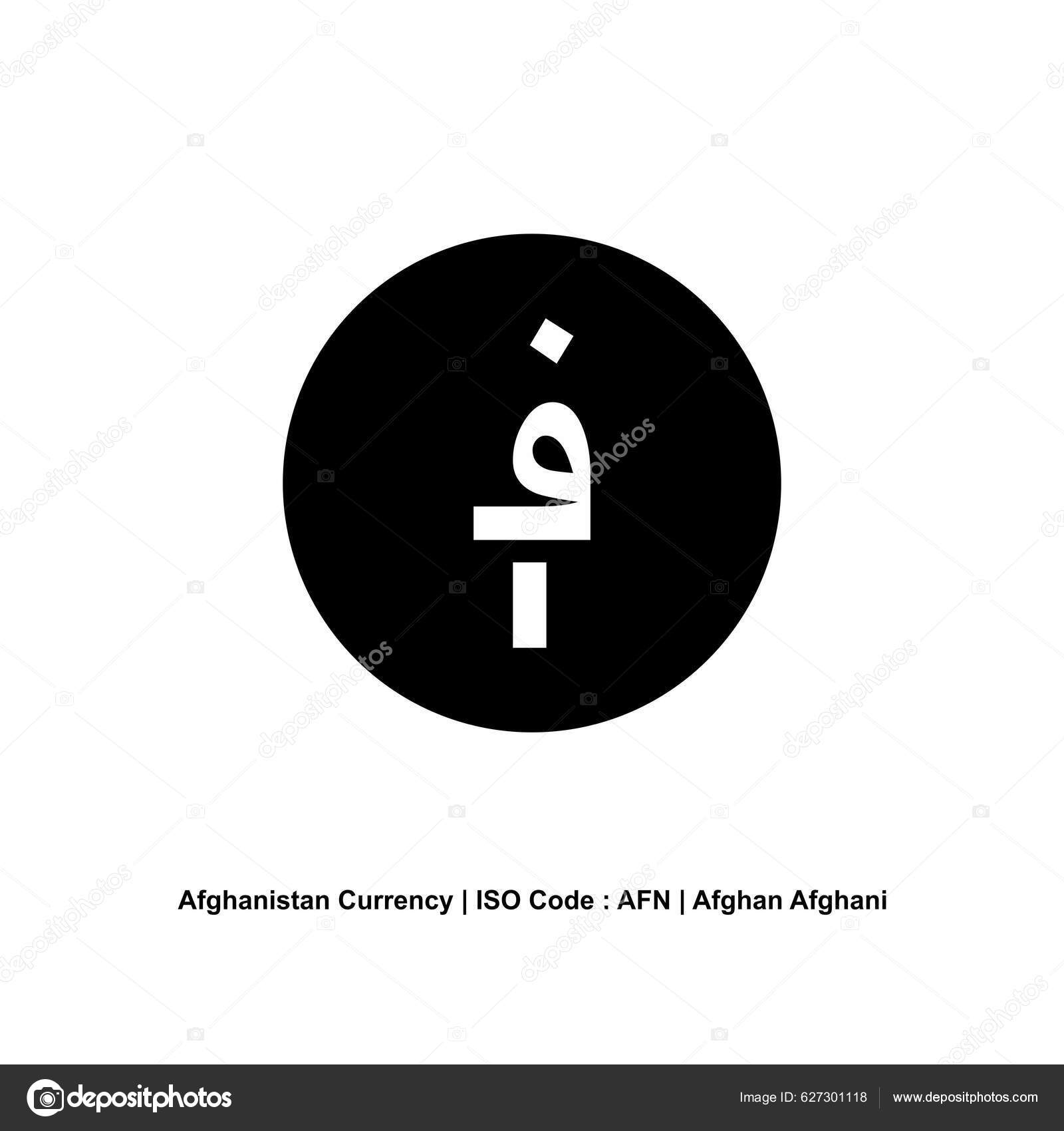 Afghanistan Currency Icon Symbol Afghan Afghani Afn Sign Vector ...