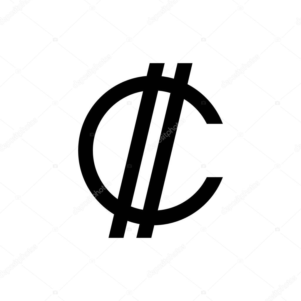 Costa Rica Currency Symbol, Costa Rican Coln Icon, CRC Sign. Vector ...