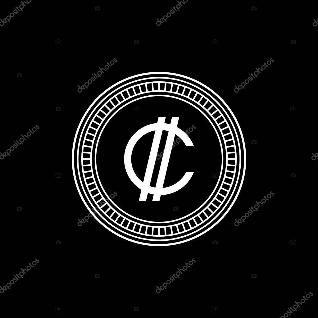 Costa Rica Currency Symbol, Costa Rican Coln Icon, CRC Sign. Vector ...