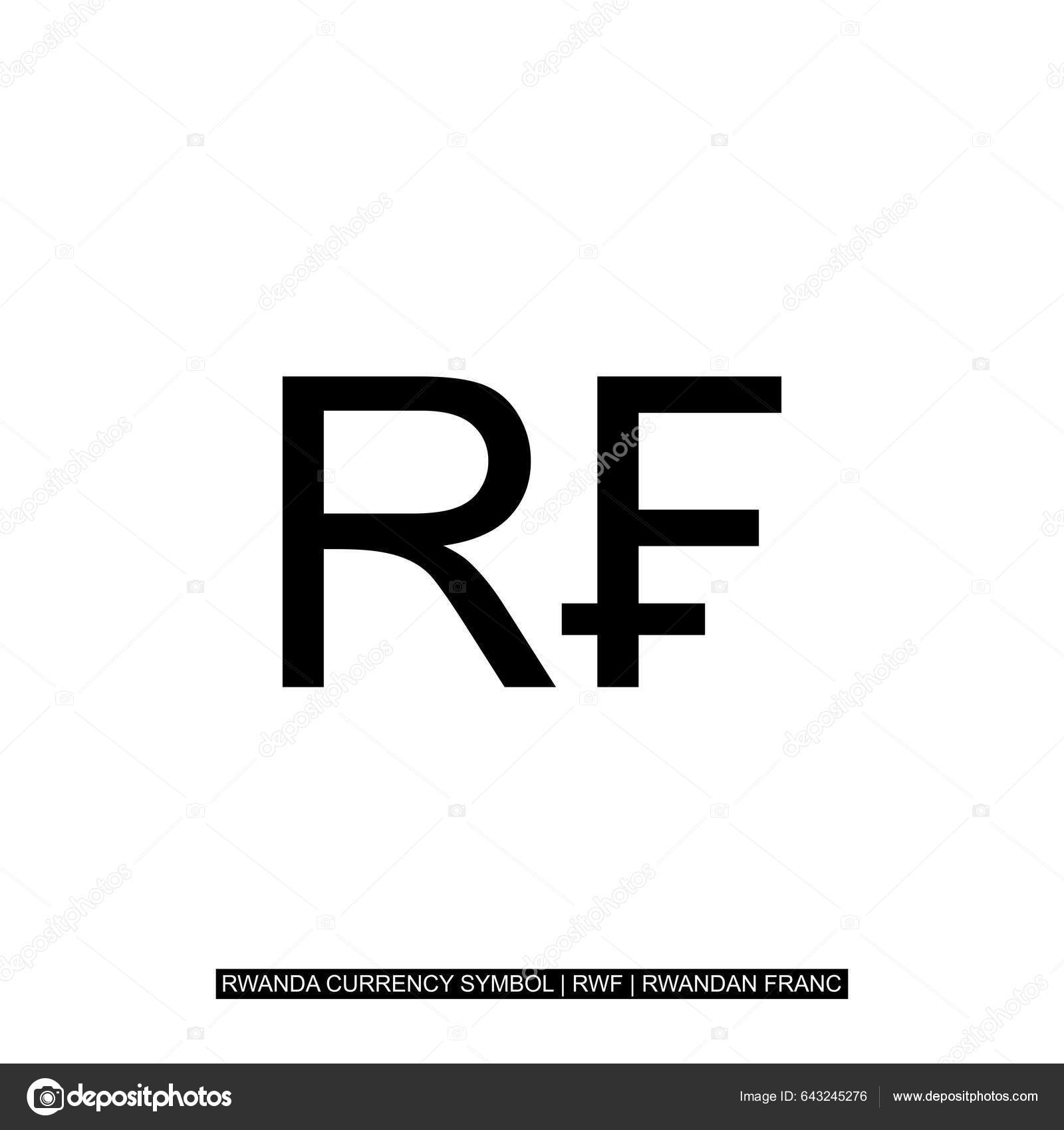 Rwanda Currency Symbol Rwandan Franc Icon Rwf Sign Vector Illustration ...