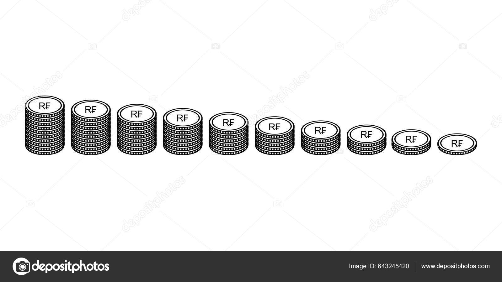 Rwanda Currency Symbol Rwandan Franc Icon Rwf Sign Vector Illustration ...