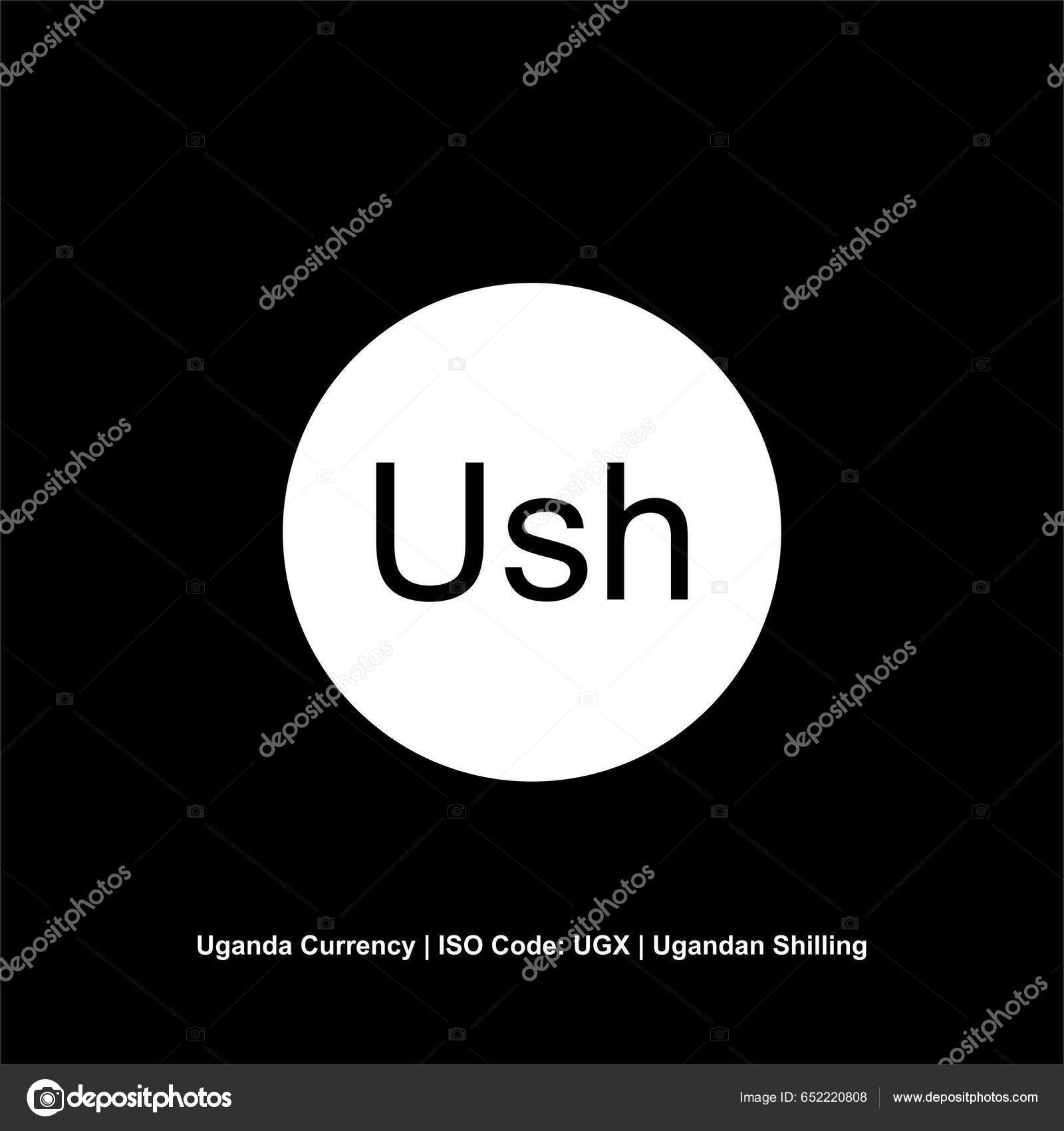 Uganda Currency Symbol Ugandan Shilling Icon Ugx Sign Vector ...