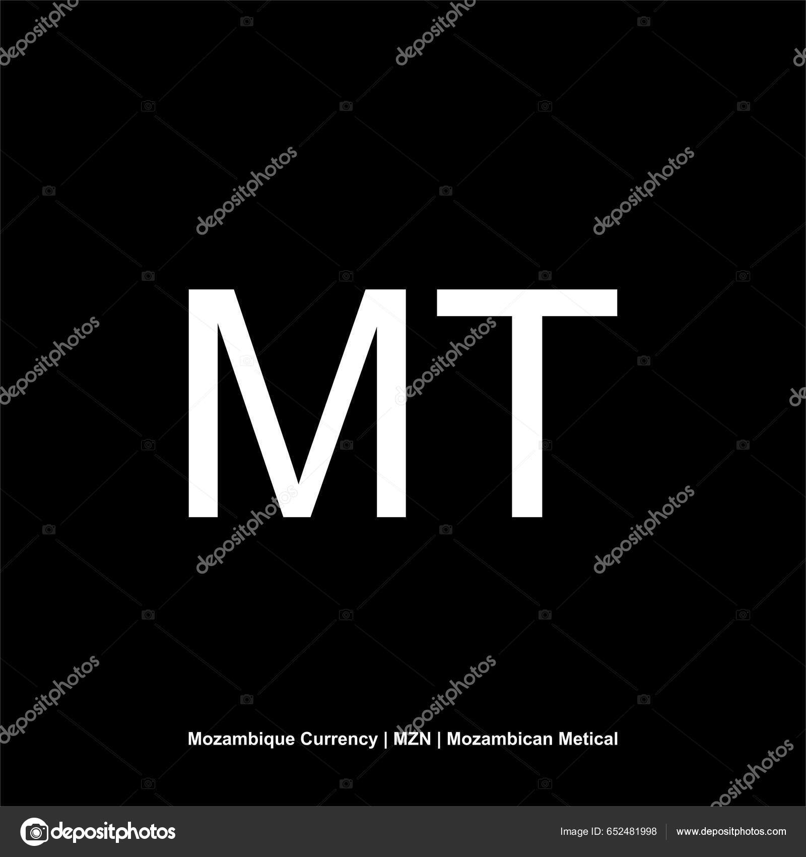 Mozambique Currency Symbol Mozambican Metical Icon Mzn Sign Vector ...