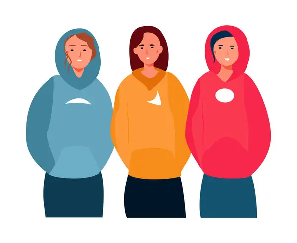 Familie Portræt Mand Kvinde Ramme Flad Vektorillustration Stock-vektor ...