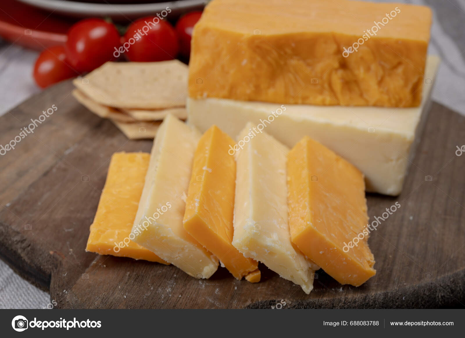 British Cheeses Collection Scottish Coloured English Matured Cheddar ...