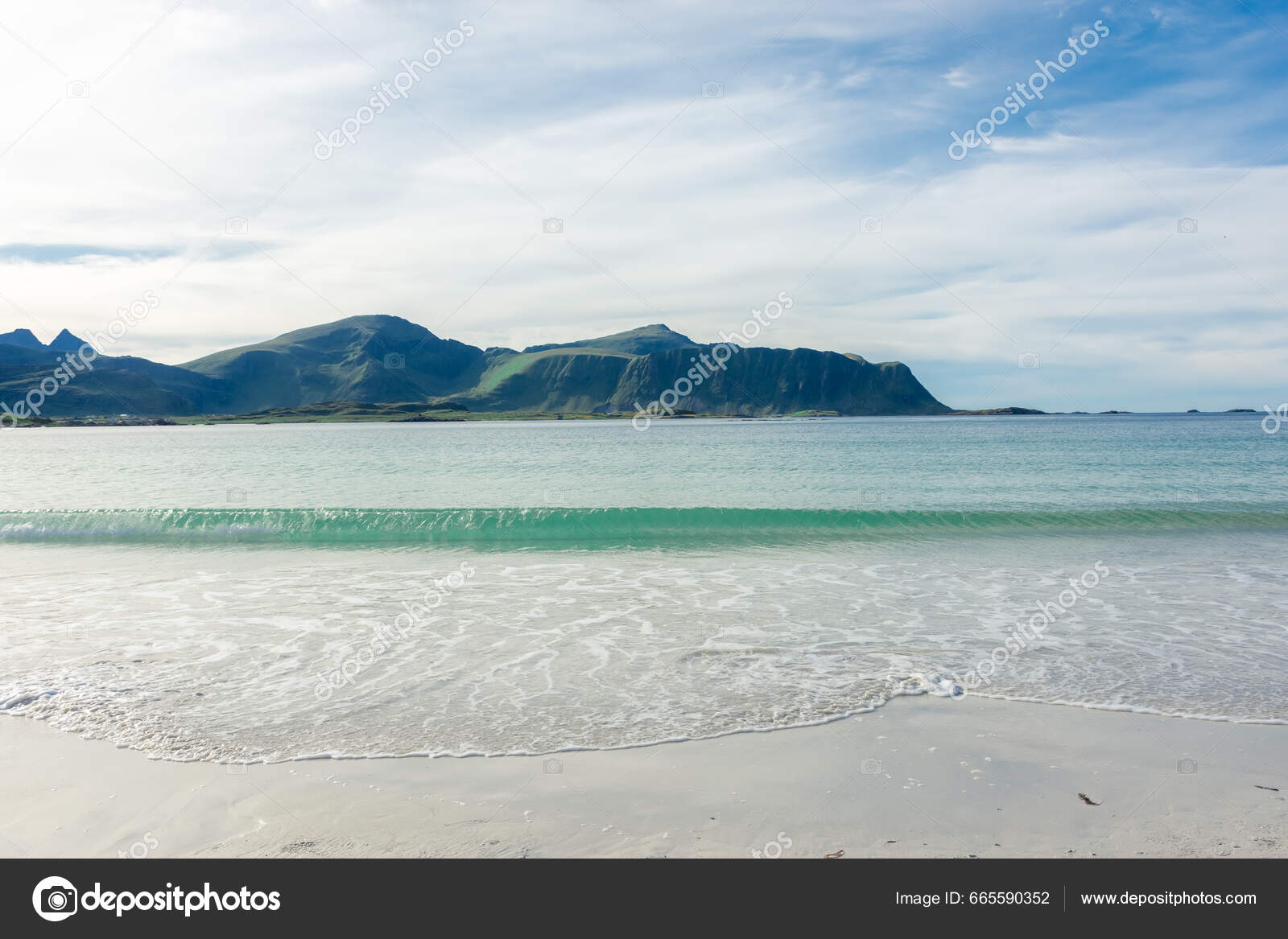 Ramberg Beach Lofoten Islands Norway — Stock Photo © stefano ...