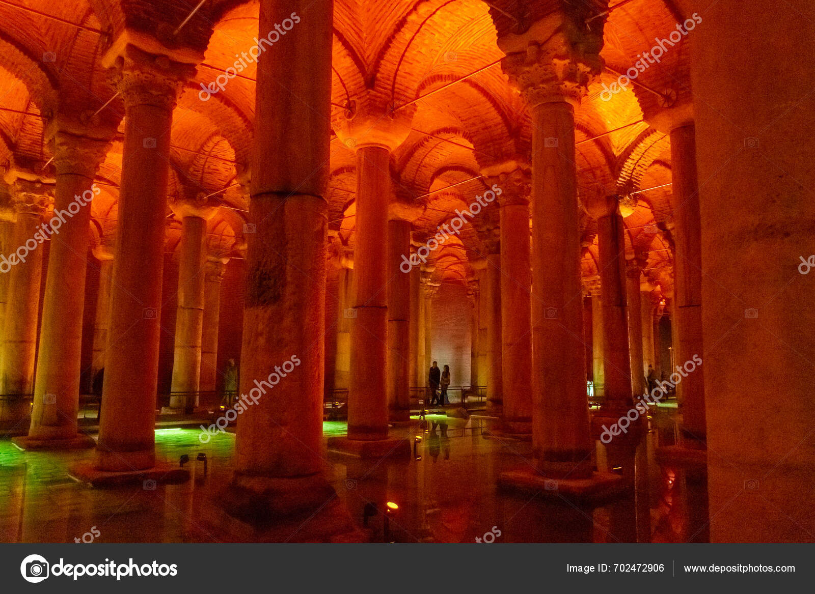 Basilica Cistern Underground Water Reservoir Build Emperor Justinianus ...