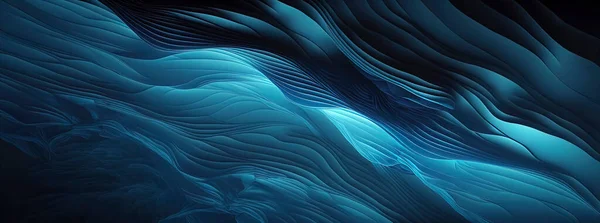 PANORAMIC ABSTRACT BLUE WALLPAPER - Stock Image - Everypixel