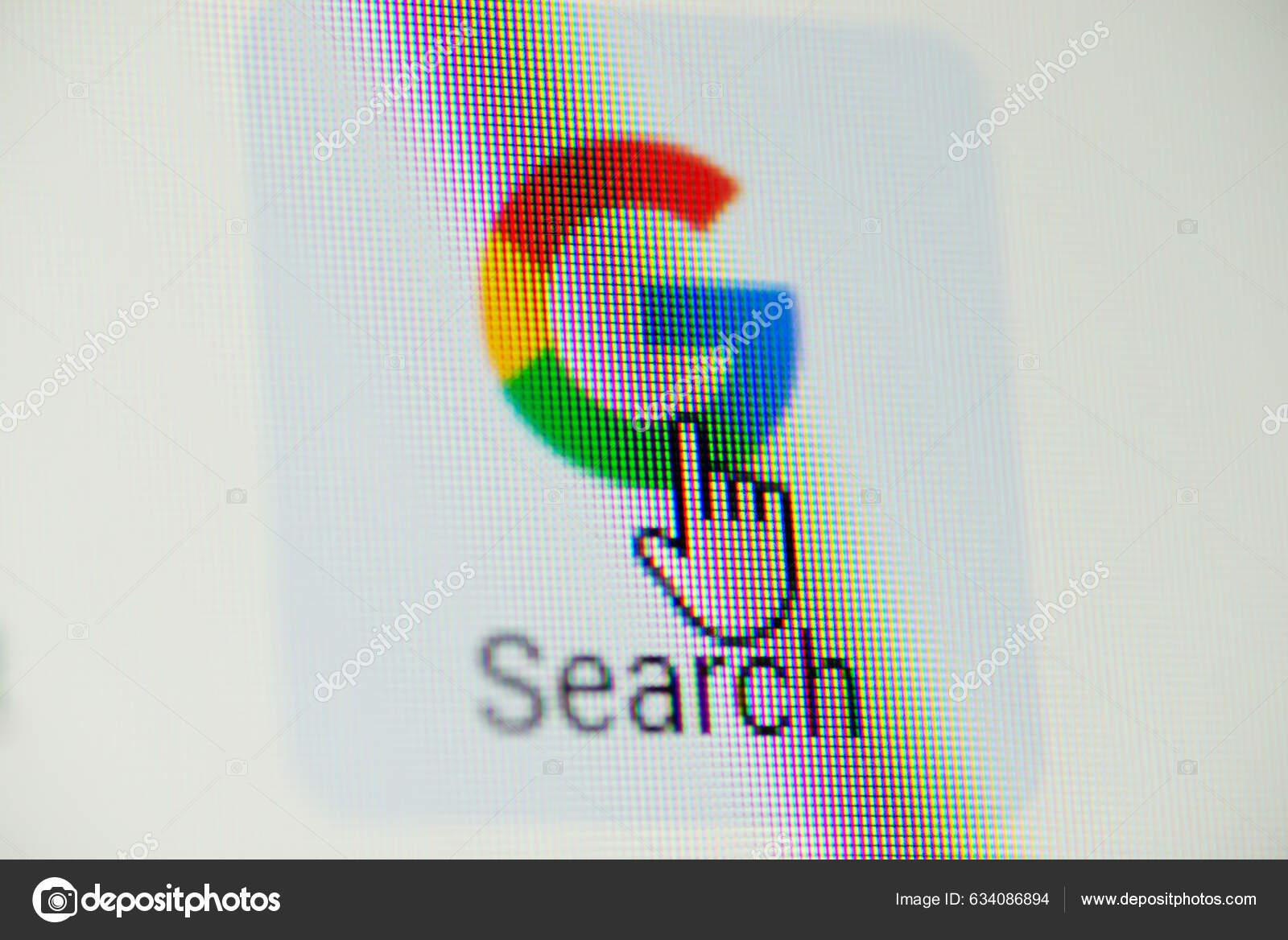 Mouse Cursor Google Search Icon Chernihiv Ukraine January 2022 — Stock ...