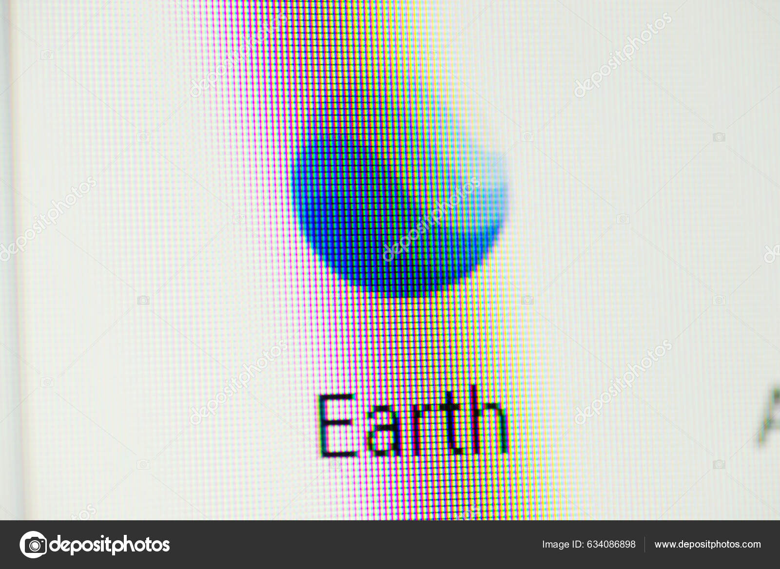 Google Earth Symbol Rgb Computer Screen Chernihiv Ukraine January 2022 ...