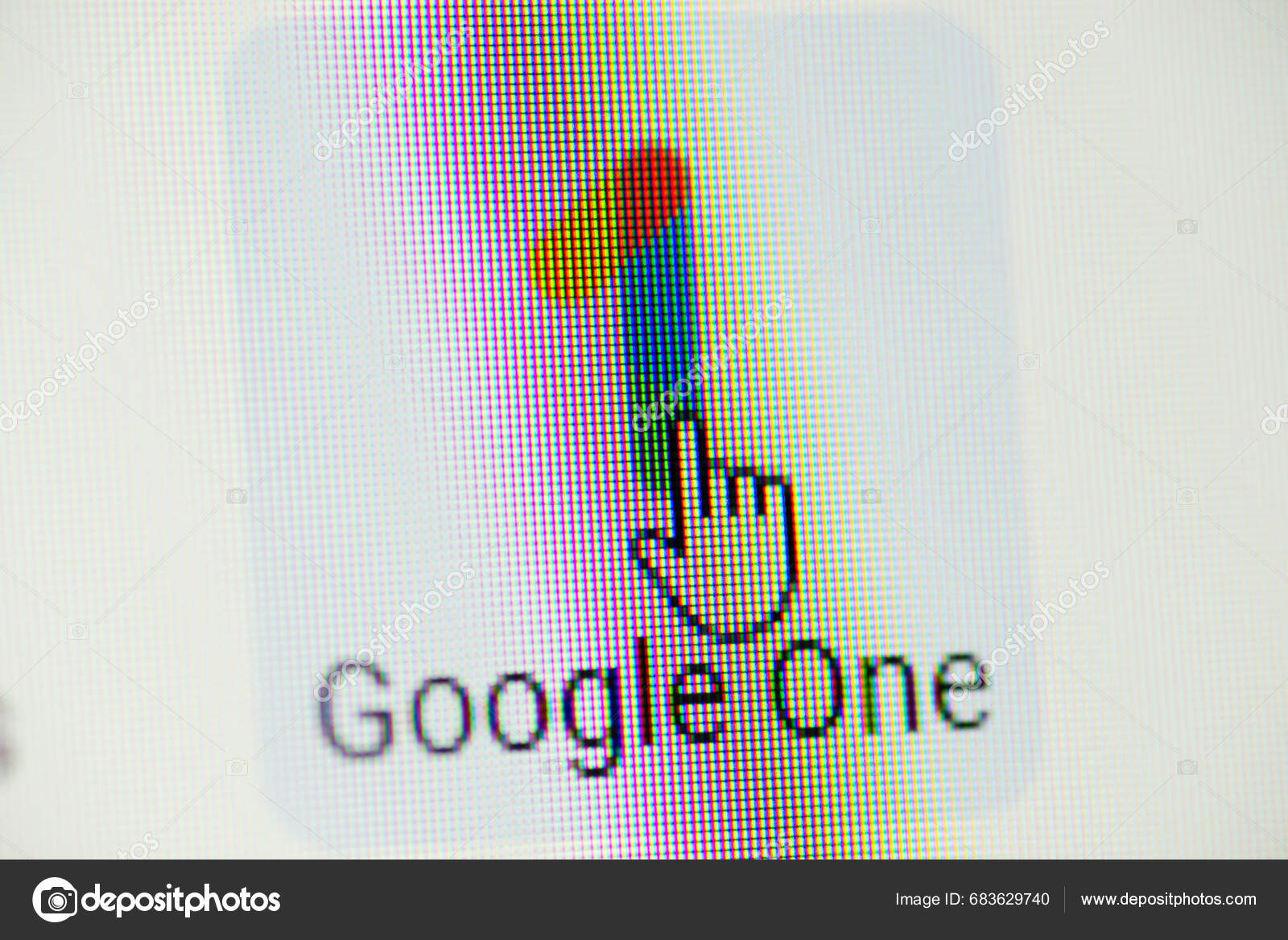 Chernihiv Ukraine January 2022 Google One Logo Computer Screen Opening ...