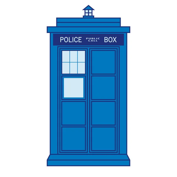 Cartoon Tardis Simple