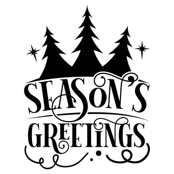 Seasons Greetings Clip Art Black And White