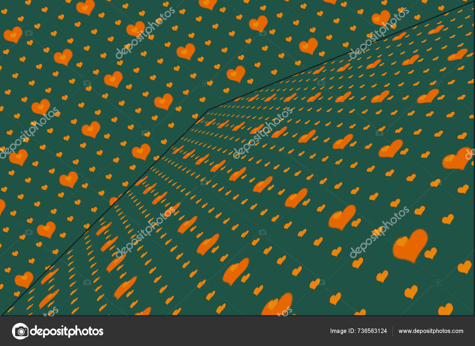 Creative Abstract Heart Pattern Background Texture — Stock Photo ...