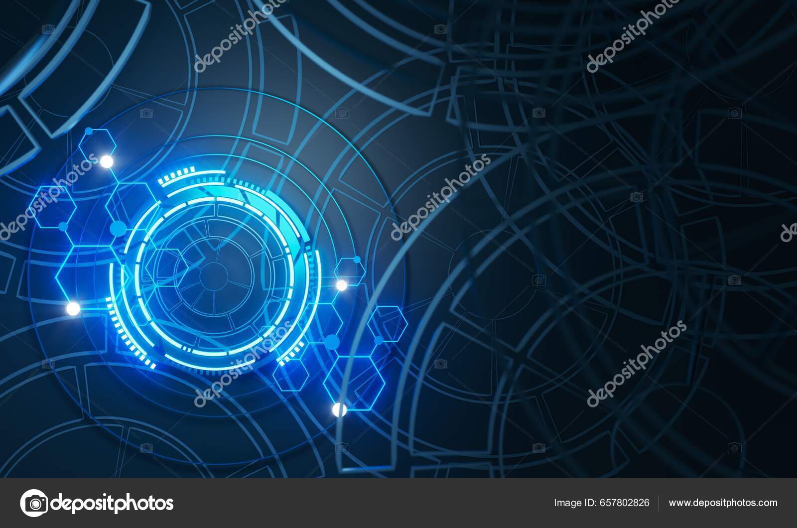 Technology Hitech Background Illustration Futuristic Backdrop Design ...