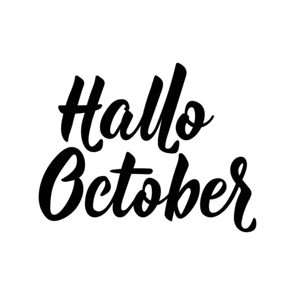 Hello october Vector Images | Depositphotos
